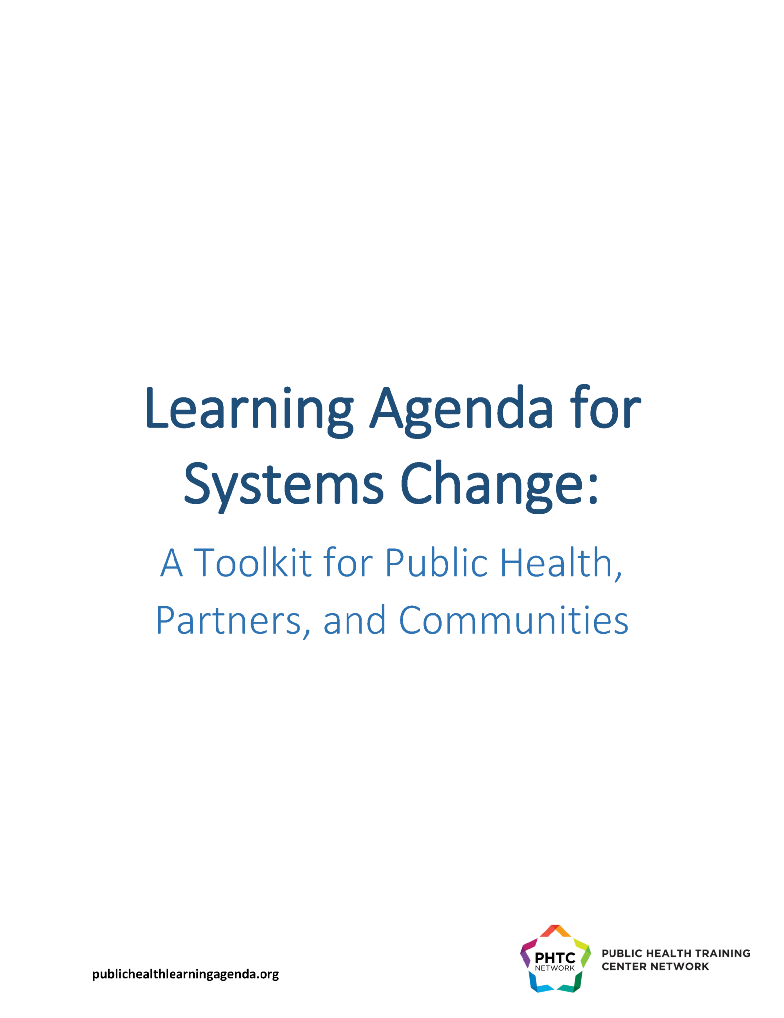 Home - Public Health Learning Agenda